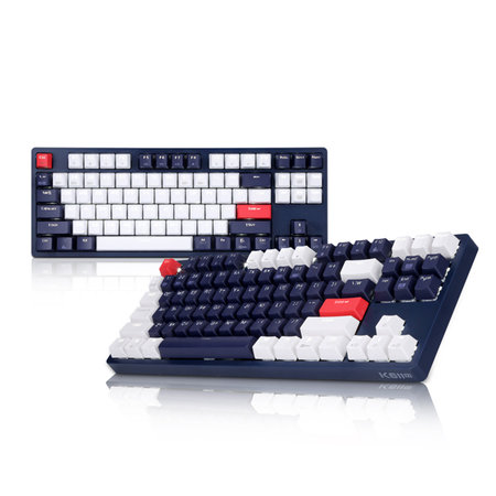 롯데하이마트 | 앱코 HACKER K611 게이밍 키보드 네이비 (V2리니어)