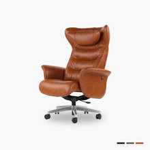 롯데하이마트 | Verra Office[베라 오피스체어] 아닐린 가죽 꼬냑