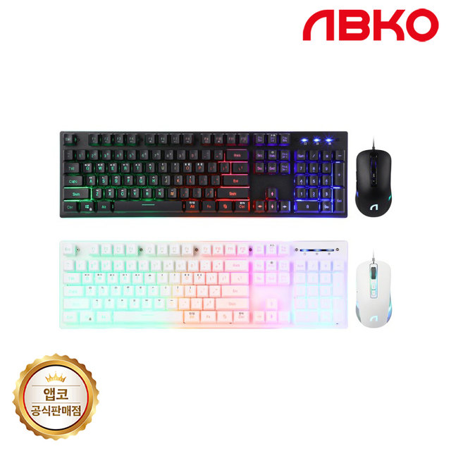 롯데하이마트 | KM400 Combo 게이밍 키보드 마우스 세트 블랙