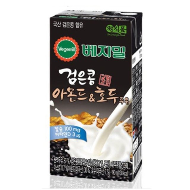 롯데하이마트 | 정식품 베지밀 검은콩 아몬드와호두 두유 190ml x 96팩