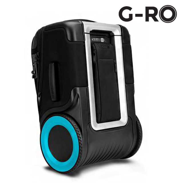 롯데하이마트 | G-RO 58센치/22형 큰바퀴(특허) 비지니스 명품 캐리어 Silver_Blue