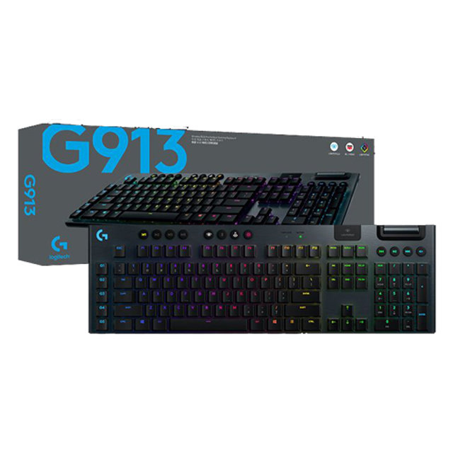 롯데하이마트 | 로지텍 기계식 무선 게이밍 키보드(G913 클릭키) LOGITECH_G913_CLICKY